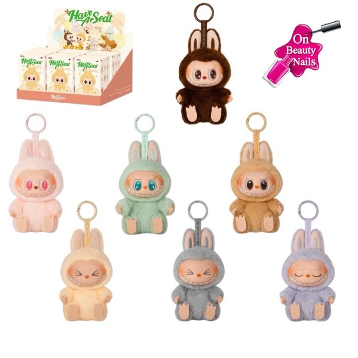 LABUBU Macaron V2 The Monsters Have a Seat Vinyl Plush Doll Blind Box ...