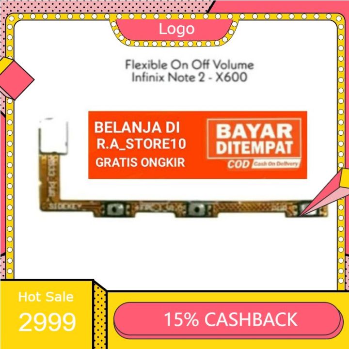FLEXIBLE FLEXIBEL ON OFF VOLUME INFINIX X600 NOTE 2 - FLEKSIBEL ON OF ...