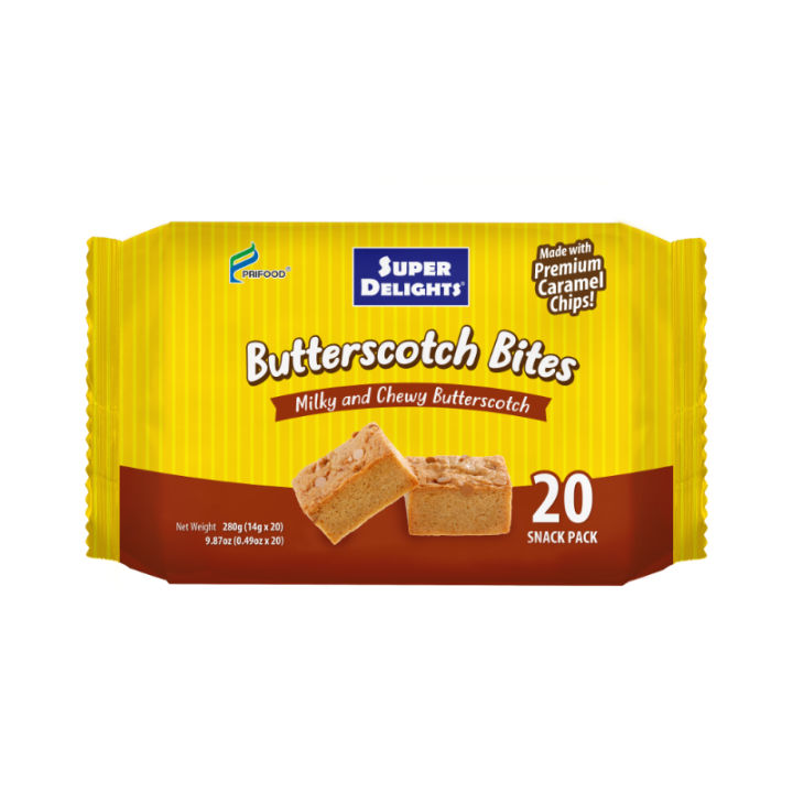 Super Delights Butterscotch Bites 14g x 20s | Lazada PH