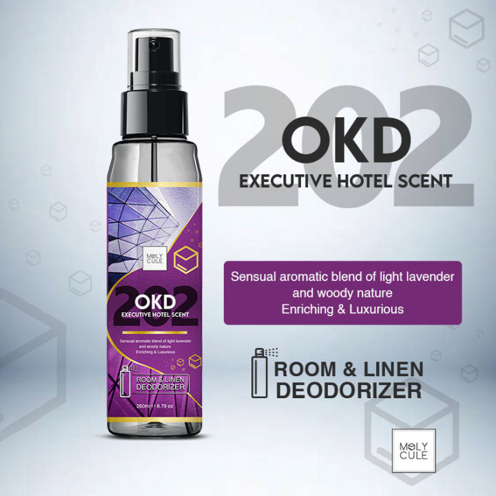 MOLYCULE OKD Room & Linen Deodorizer Room Spray Home Hotel Scent ...