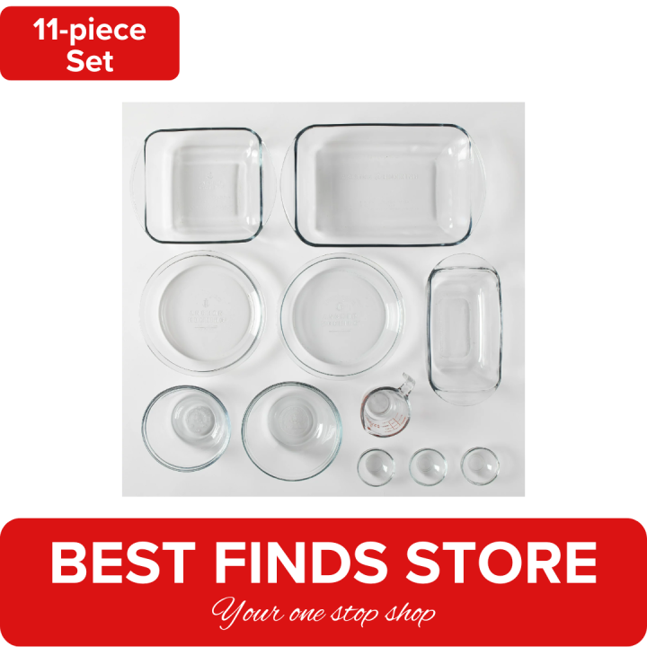 Anchor Hocking Oven Basics Bake Set 11pc | Glass Baking Dish Set ...