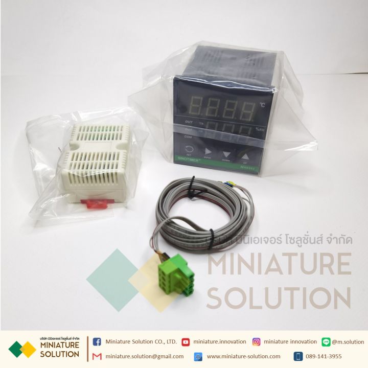 SINOTIMER ตัวควบคุมอุณหภูมิความชื้น MH0302 แผงติดตั้ง Digital ความชื้น ...