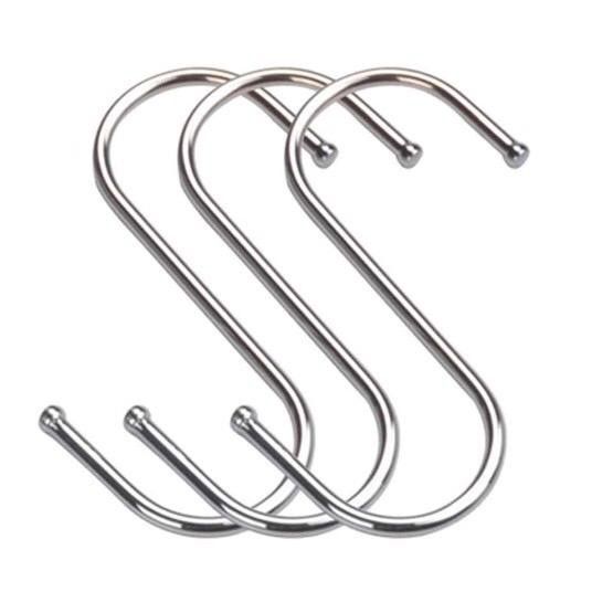STAINLESS STEEL S SHAPE HOOK HANGING HOCK 5PCS | Lazada