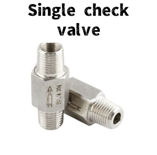 Free ship Check valve 1/4" 3/8" 1/2" male thread stainless steel 304 ...
