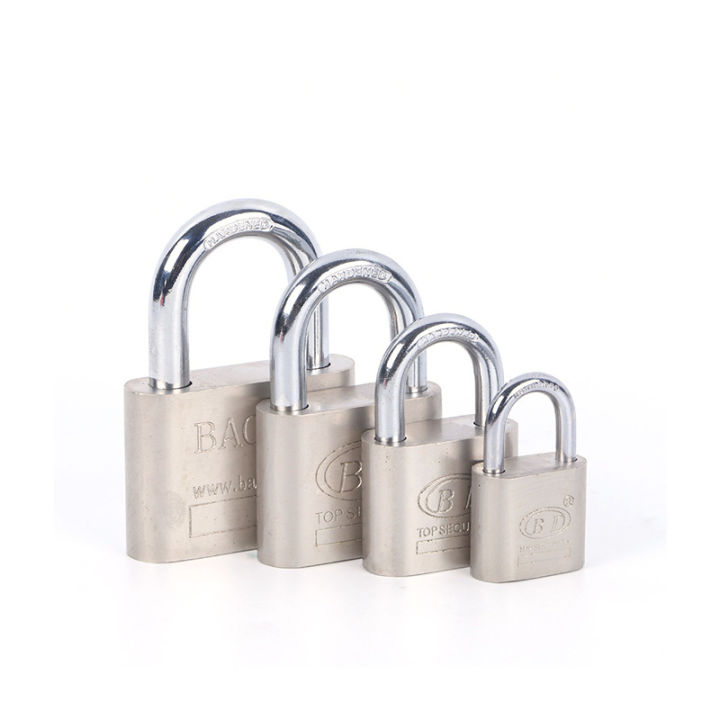 Short and Long Hardened Steel Solid Door Gate HDB Padlock with 4 Keys ...