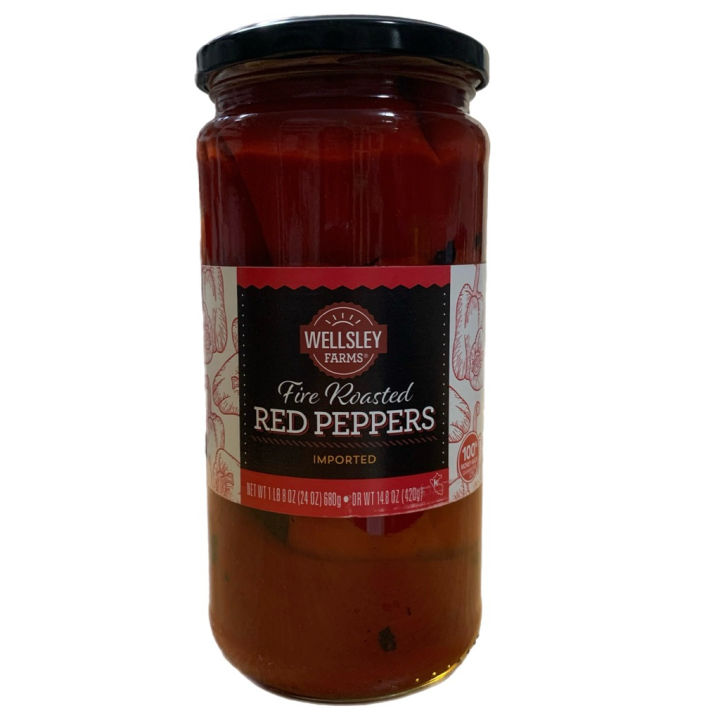 Wellsley Farms Fire Roasted Red Peppers 680g ( Made in Peru ) | Lazada PH