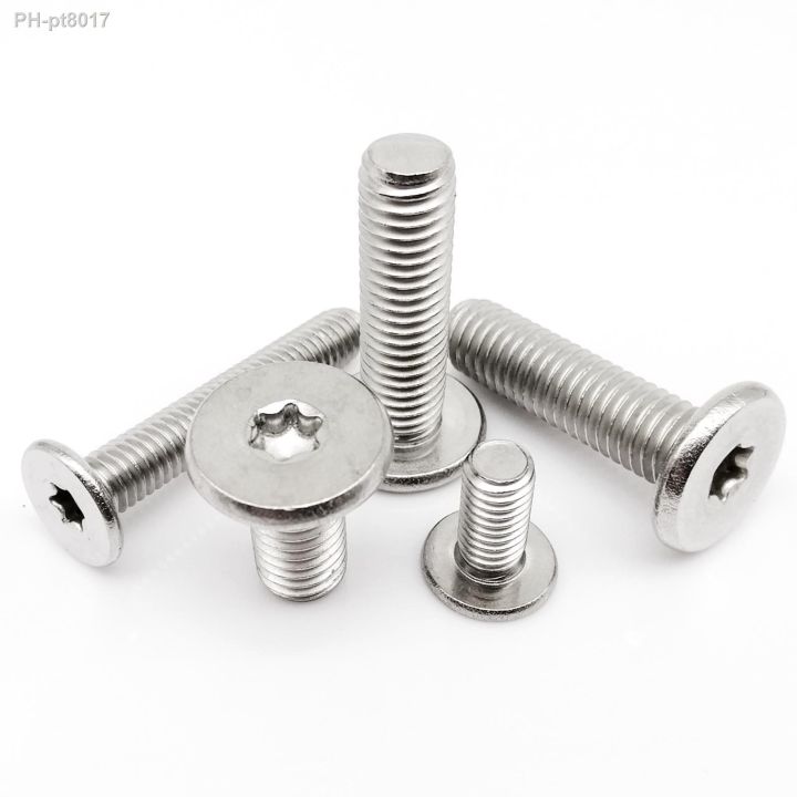 CM M1.6 M2 M2.5 M3 M4 M5 M6 M8 L 2-50mm 304 A2 Stainless Steel Torx Six Lobe Ultra Thin Low ...