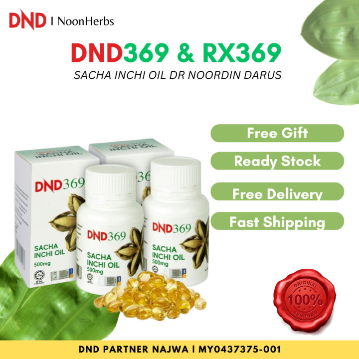 ♕DR NOORDIN DARUS DND DND369 RX369 Sacha Inchi Oil Softgel Original ...