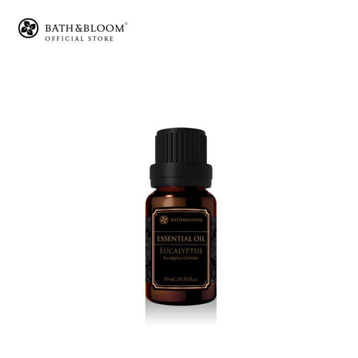 BATH & BLOOM Eucalyptus Essential Oil 10ml. บาธ แอนด์ บลูม น้ำมันหอมระเหย กลิ่นยูคาลิปตัส 10 มล. ...