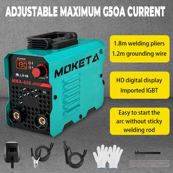 MOKETA 220V small household welding machine Electric Welding Machine ...