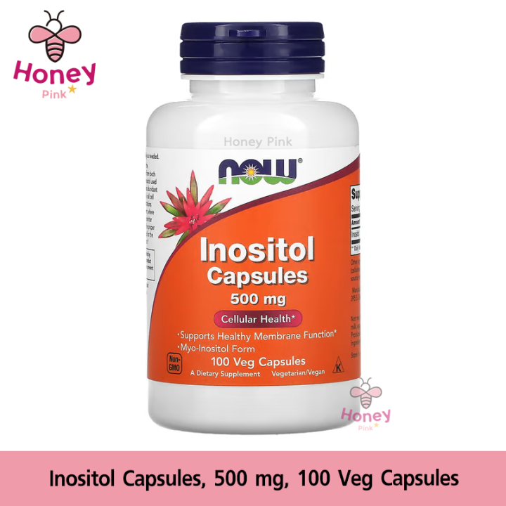 NOW Foods, Inositol Capsules, 500 mg, 100 Vegcaps | Lazada.co.th