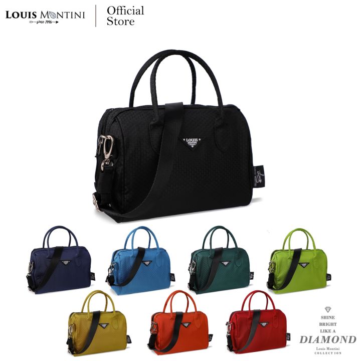Louis Montini Crossbody bag กระเป๋าสะพายข้าง ผู้หญิง กระเป๋าผ้าไนล่อน ...