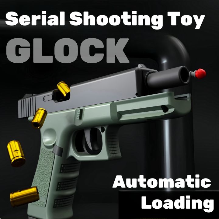 Outdoor toys Glock continuous outdoor safety toy gun Soft Bullet Safe ...