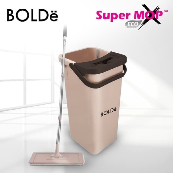 BOLDE SUPER MOP X ECO Alat Pel Modern Kapasitas ember 4 Liter - FREE Kain Pell 1 Pcs | Lazada ...