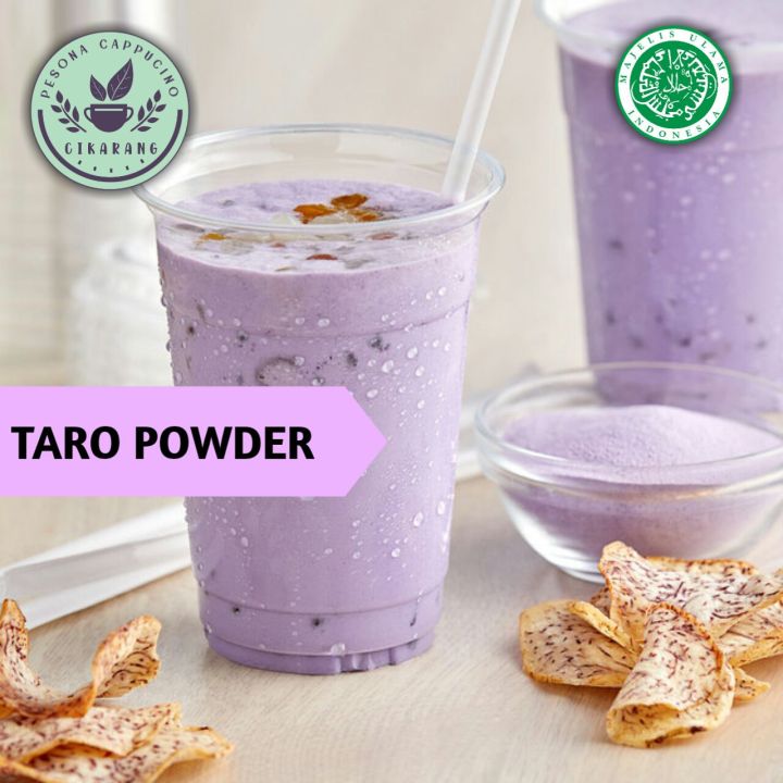 BUBUK MINUMAN BUBBLE DRINK RASA TARO | Lazada Indonesia