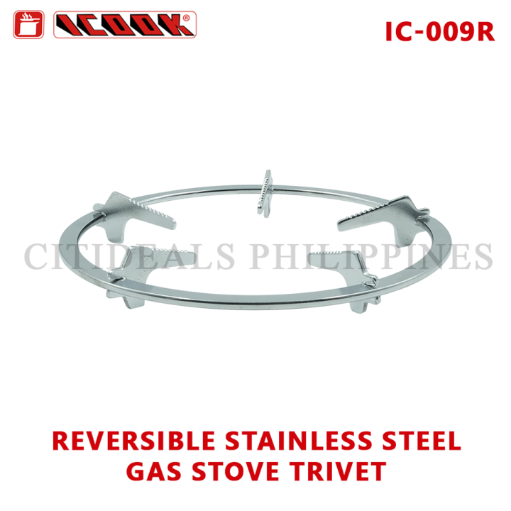 Trivet Gas Stove Stainless Steel Coated Reversible iCook IC-009R | Lazada PH
