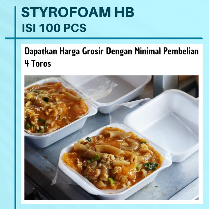GROSIR! Styrofoam HB isi 100 Pcs dalam 1 Bal / Styrofoam Kecil untuk ...