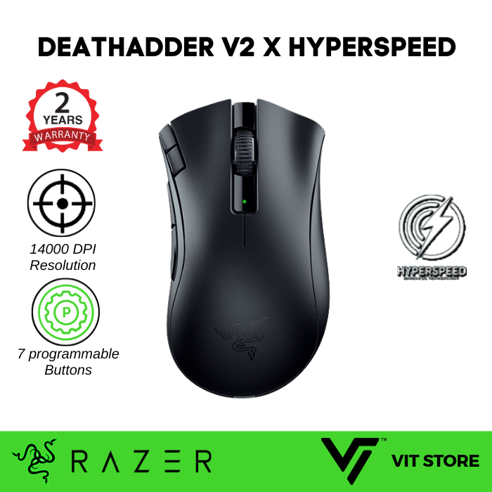 Razer DeathAdder V2 X HyperSpeed Wireless Gaming Mouse with Best-in ...