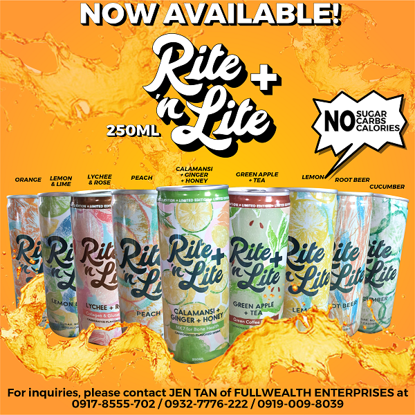 RITE N' LITE (250ml) - SOLD by CAN (per pc) | Lazada PH