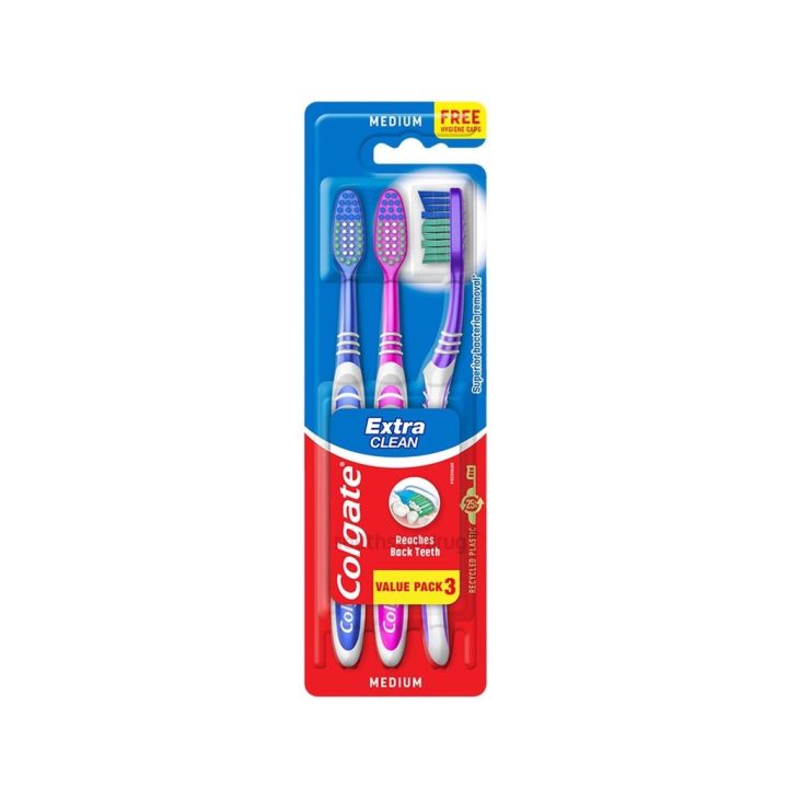Colgate ToothBrush Extra Clean 3pcs | Lazada PH