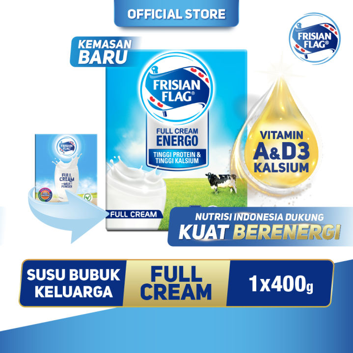 Frisian Flag Full Cream Energo 400gr - Susu Bubuk Keluarga | Lazada Indonesia