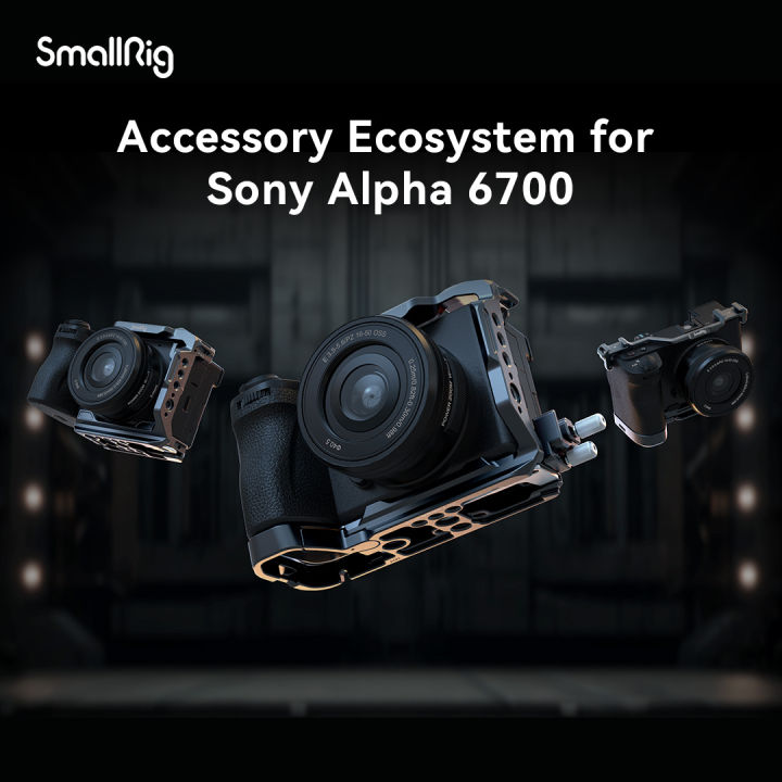 SmallRig Camera Cage Kit Built-in Arca Swiss Quick-Release Plate with ...