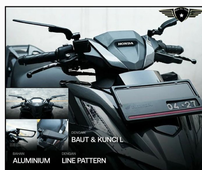 Breket Spion NEW vario Beat Scoopy 2023 dan Paket Spion Winglet union ...