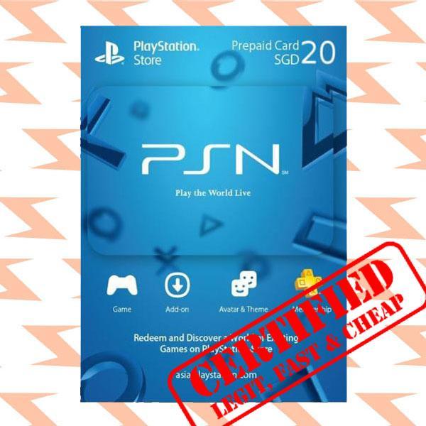PSN 20 SGD (Digital Gift Card) - PlayStation Network (SG) | Lazada PH