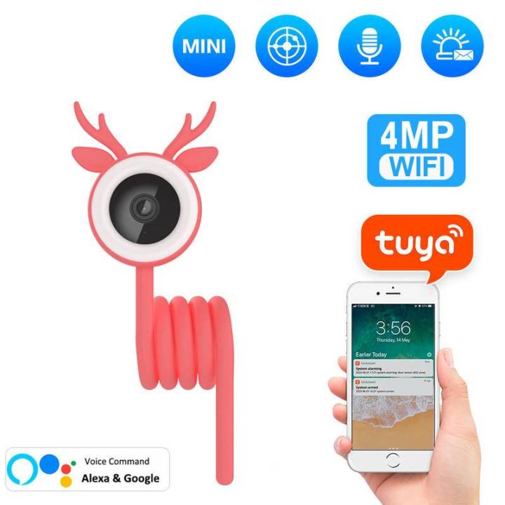 Mini Camera Tuya Smart Life B1 HD Camera 4MP IP Camera Indoor WiFi ...