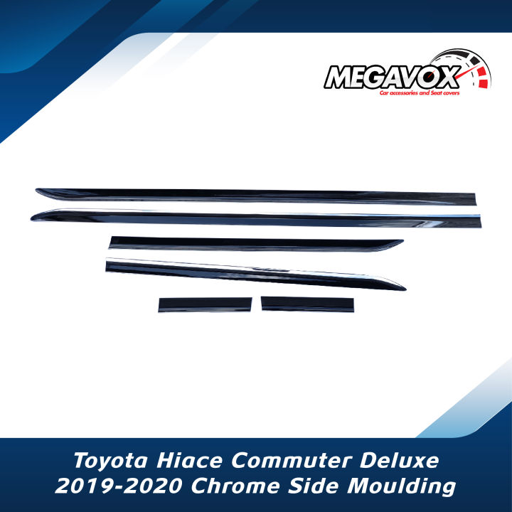 Toyota Hiace Commuter Deluxe 2019-2024 Chrome Side Moulding | Lazada PH