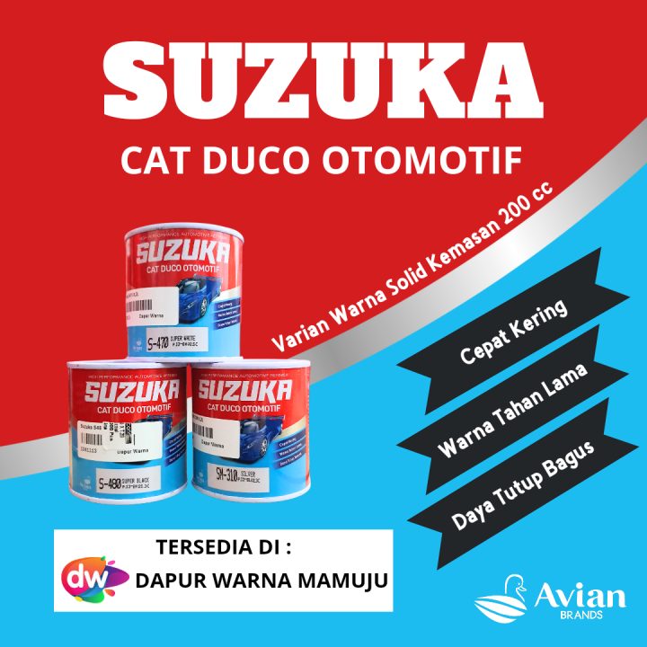 [Sulsel-Sulbar] Suzuka Lacquer Kategori Warna Solid (Cat Duco Suzuka ...