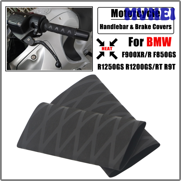 MVNEI Non-slip Heat Shrink Grip Handlebar Rubber Covers Universal ...