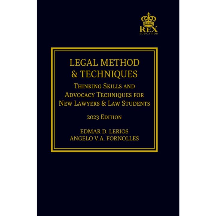 books Legal Methods and Techniques (2023 Edition) by Lerios Fornolles ...