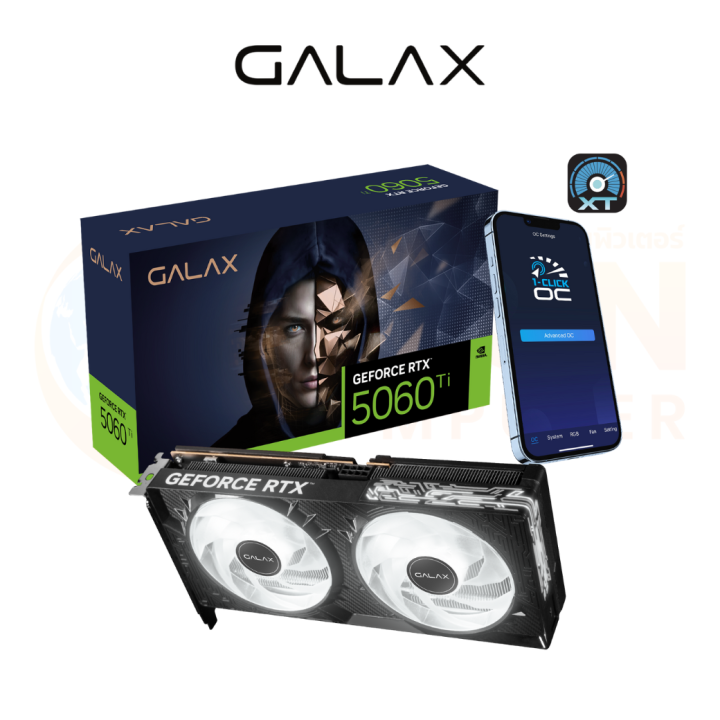 GALAX GeForce RTX 5060 Ti 1-CLICK OC 16GB GDDR7 VRM High-Performance ...