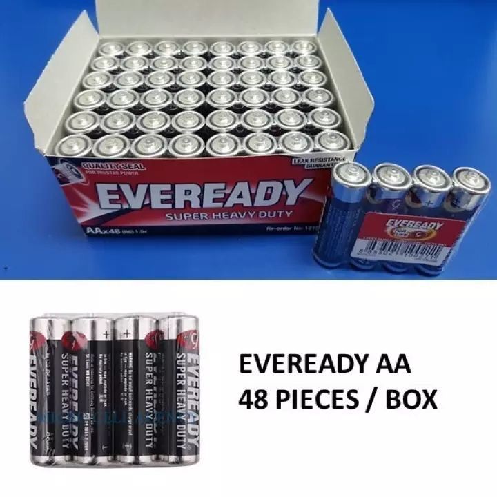 EVEREADY super heavy duty (Battery) AAx48 & AAAx40 | Lazada PH