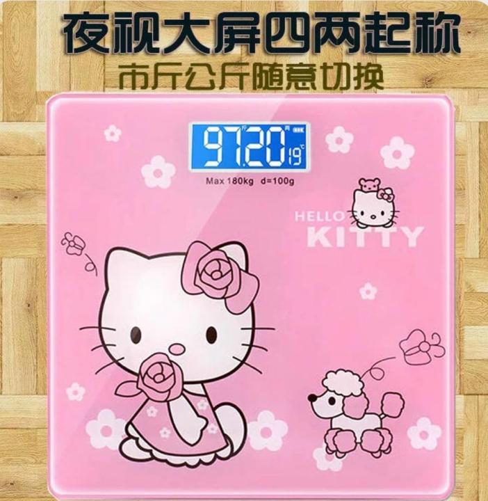 [Ready Stock] Hello Kitty Weight Scale Electronic Body Weight Measuring ...