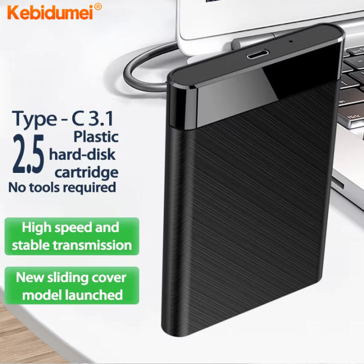 Kebidumei 3-inch USB 2.5 Portable Hard Drive Case Suitable for Laptop ...