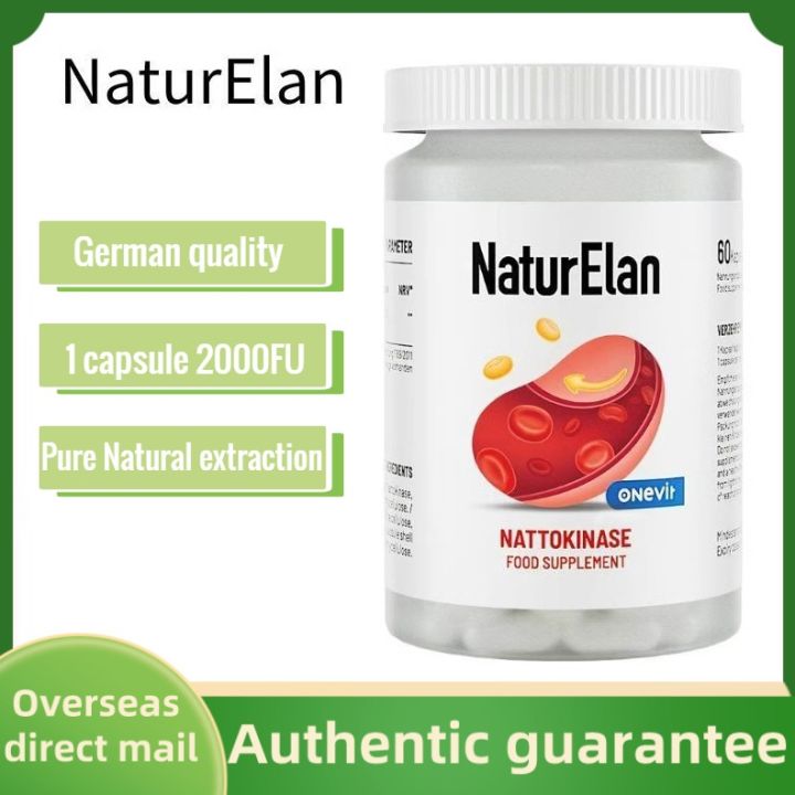 NATURELAN Nattokinase Capsules 60 Count - Safeguard Cardiovascular ...