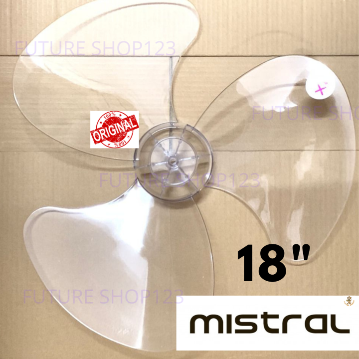 Original for Mistral Stand 18"Fan blade( Half Moon) FAN BLADE HOLE 8mm ...