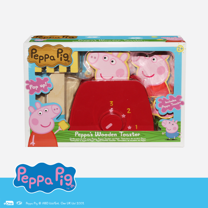 Peppa Pig and Pals- Peppa Pig Wooden Toaster | Lazada PH