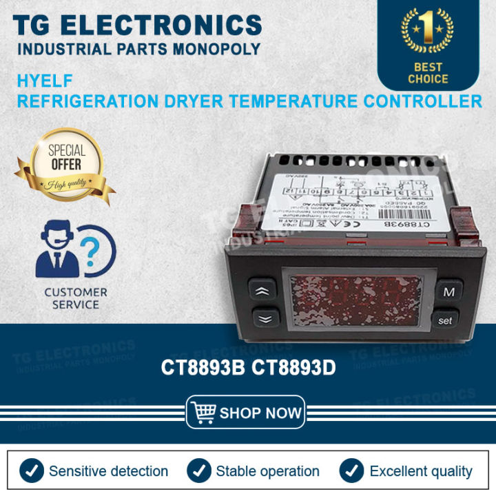 HYELF Refrigeration Dryer Temperature Controller CT8893B Coal Chiller ...