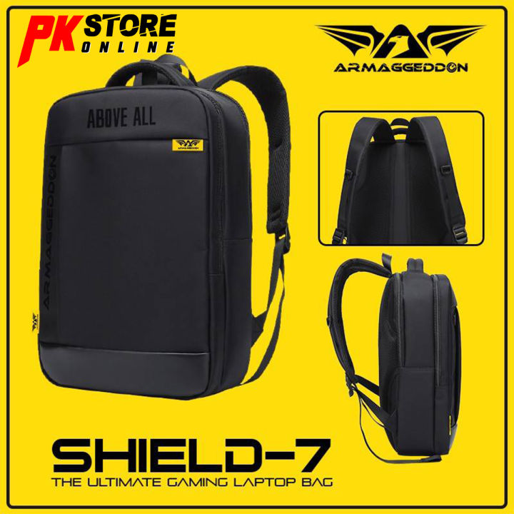 ARMAGGEDDON SHIELD 7 ANTI-THEFT GAMING BAG BLACK LAPTOP BAG | Lazada