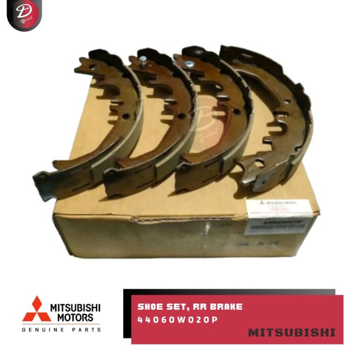 Kampas Rem Belakang Brake Shoe All New Pajero Sport Asli 4800A082 Set ...