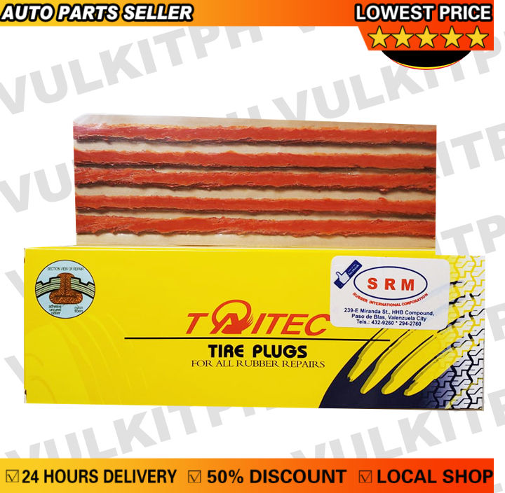 【Best Deal】30pcs Taitec Vulcanizing Rubber String Plug Pasak / Tire ...