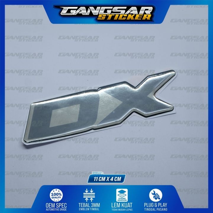emblem timbul DX suzuki katana / emblem DX suzuki carry | Lazada Indonesia