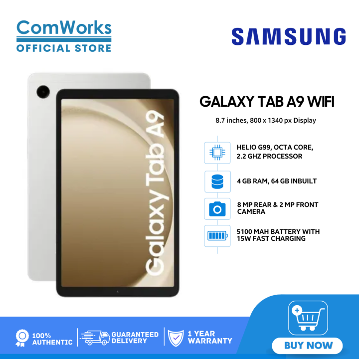 ComWorks Official Store | Samsung Galaxy Tab A9 WIFI 4GB 64GB | 8.7 ...