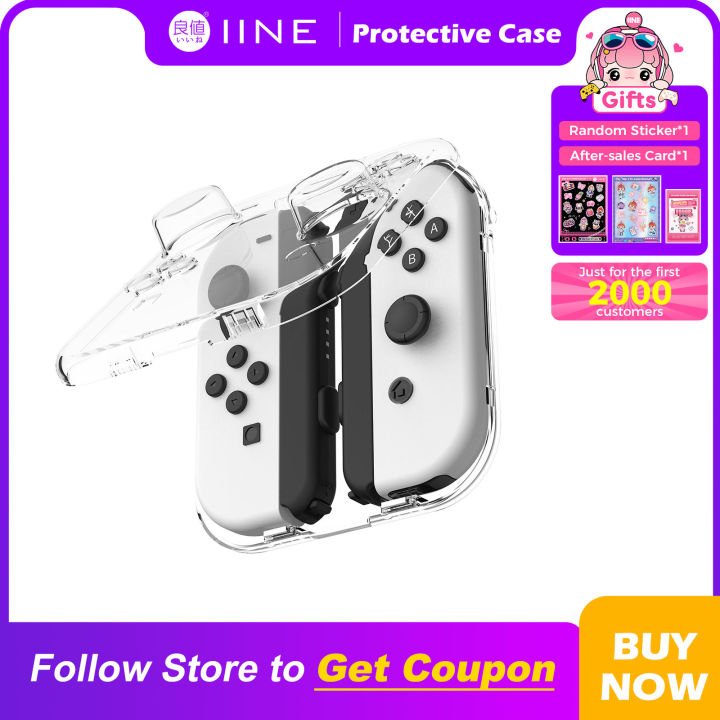 IINE Switch Joy-Con PC Case Visible Transparent Storage Box For ...