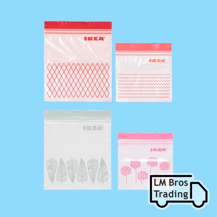 【COD】 Ikea Istad Resealable Plastic Bag | Lazada PH