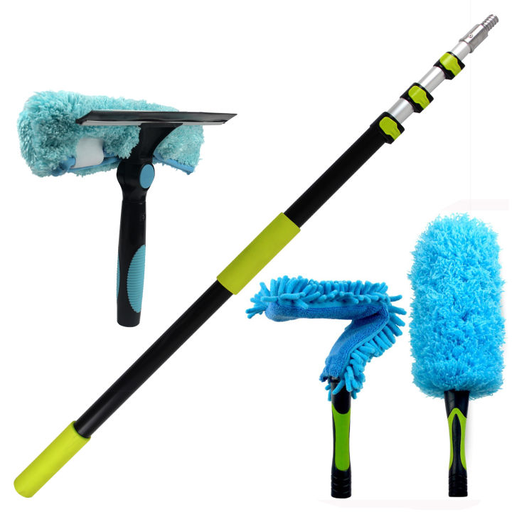 12 Foot High Reach Duster Kit with Extension Pole Telescoping Ceiling ...