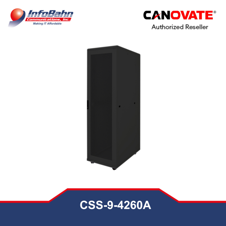 Canovate 42U 600x1000mm 19" Inorax-st Series Server Cabinet (Black) (RAL 9005) (CSS-9-4260A ...